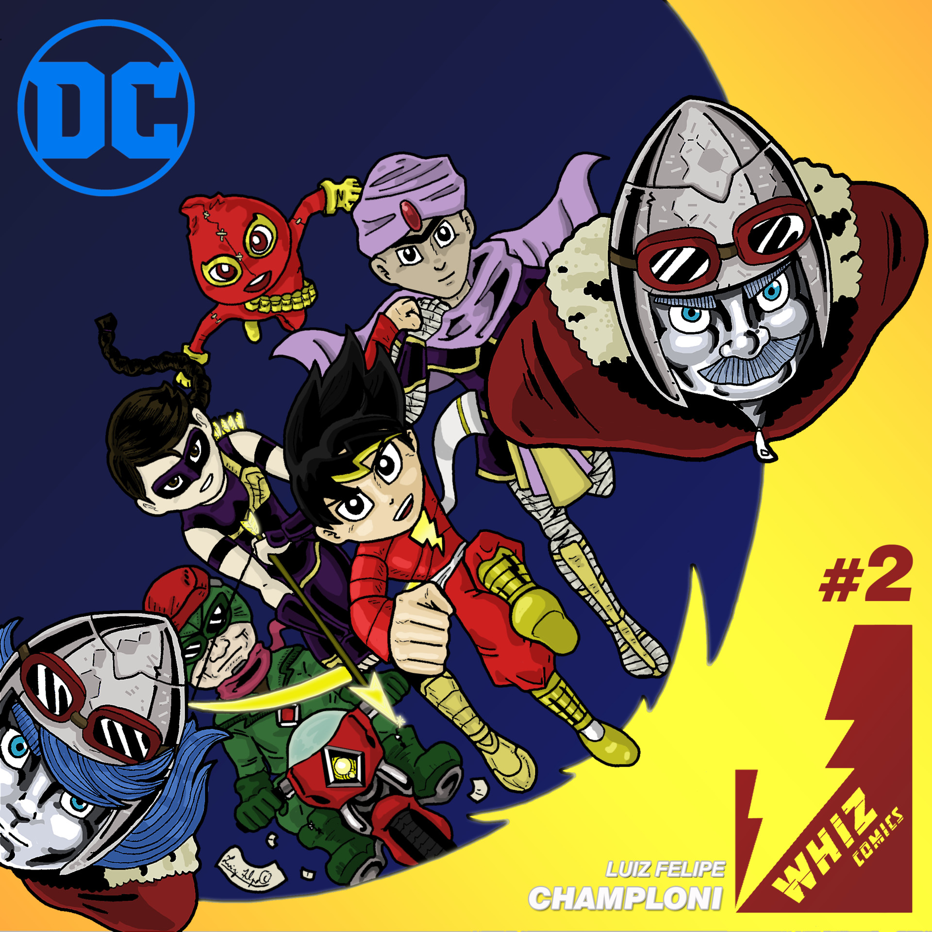 ArtStation - Projeto WHIZ Comics