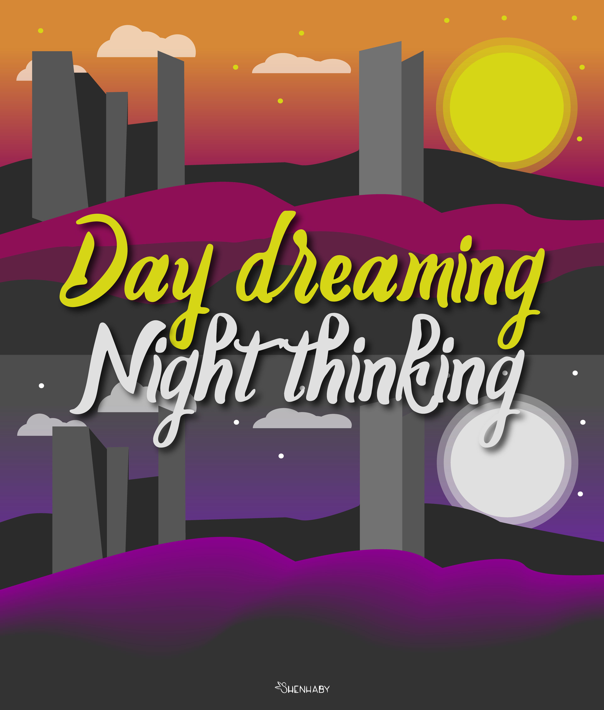 ArtStation - Day dreaming, Night thinking
