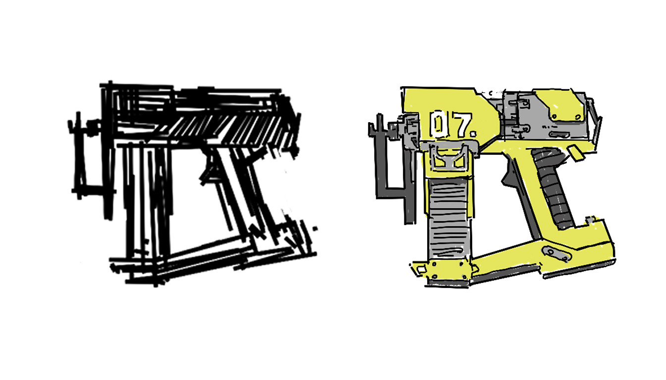 ArtStation - Nail gun concepts
