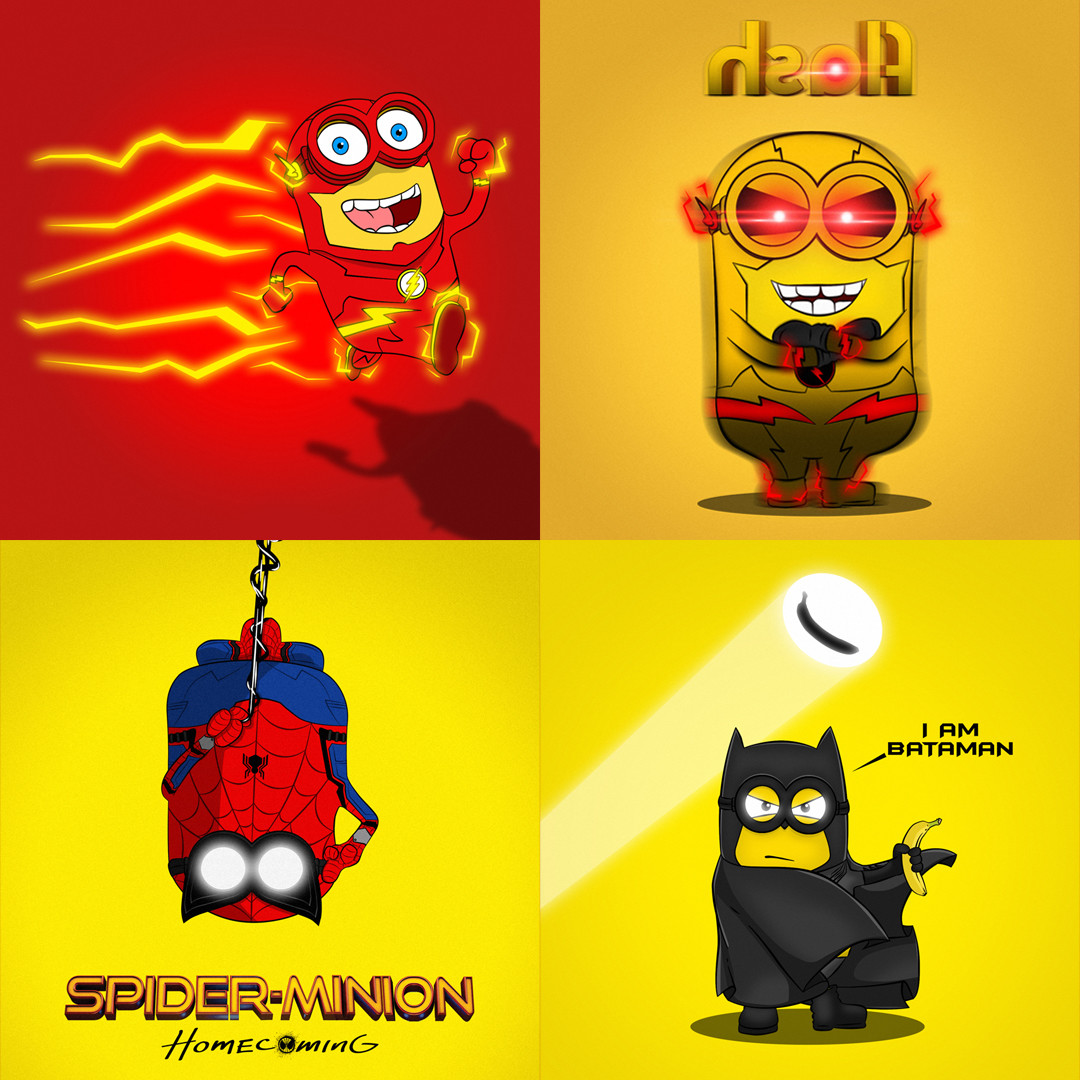 ArtStation - Superhero Minions