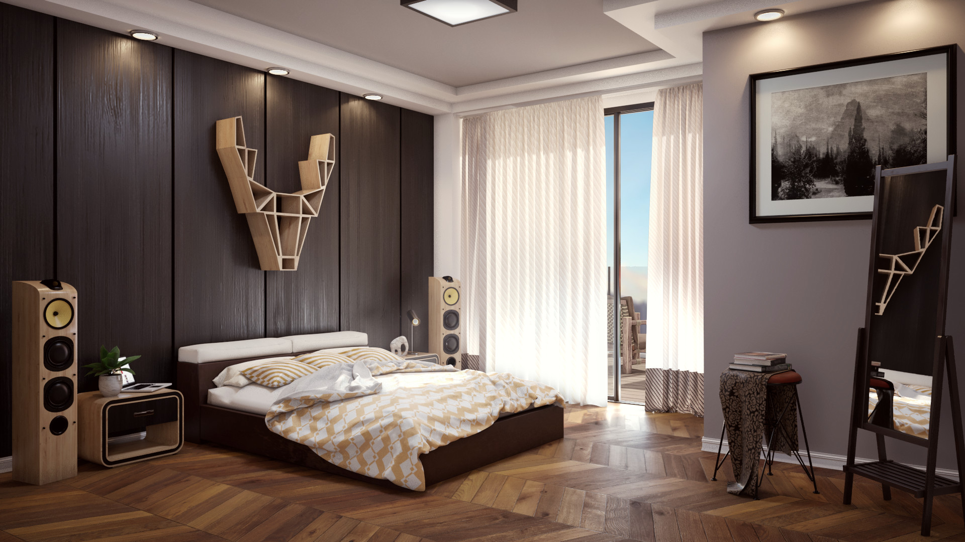 ArtStation - Bedroom render