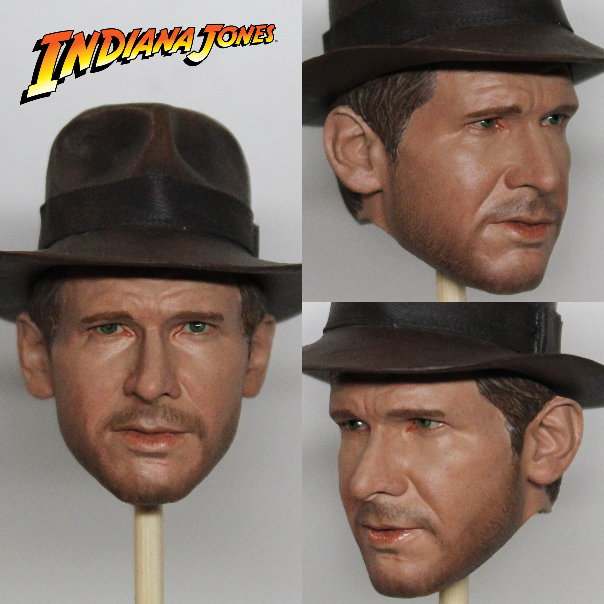 ArtStation - 1/6 Indiana Jones Head Repainting