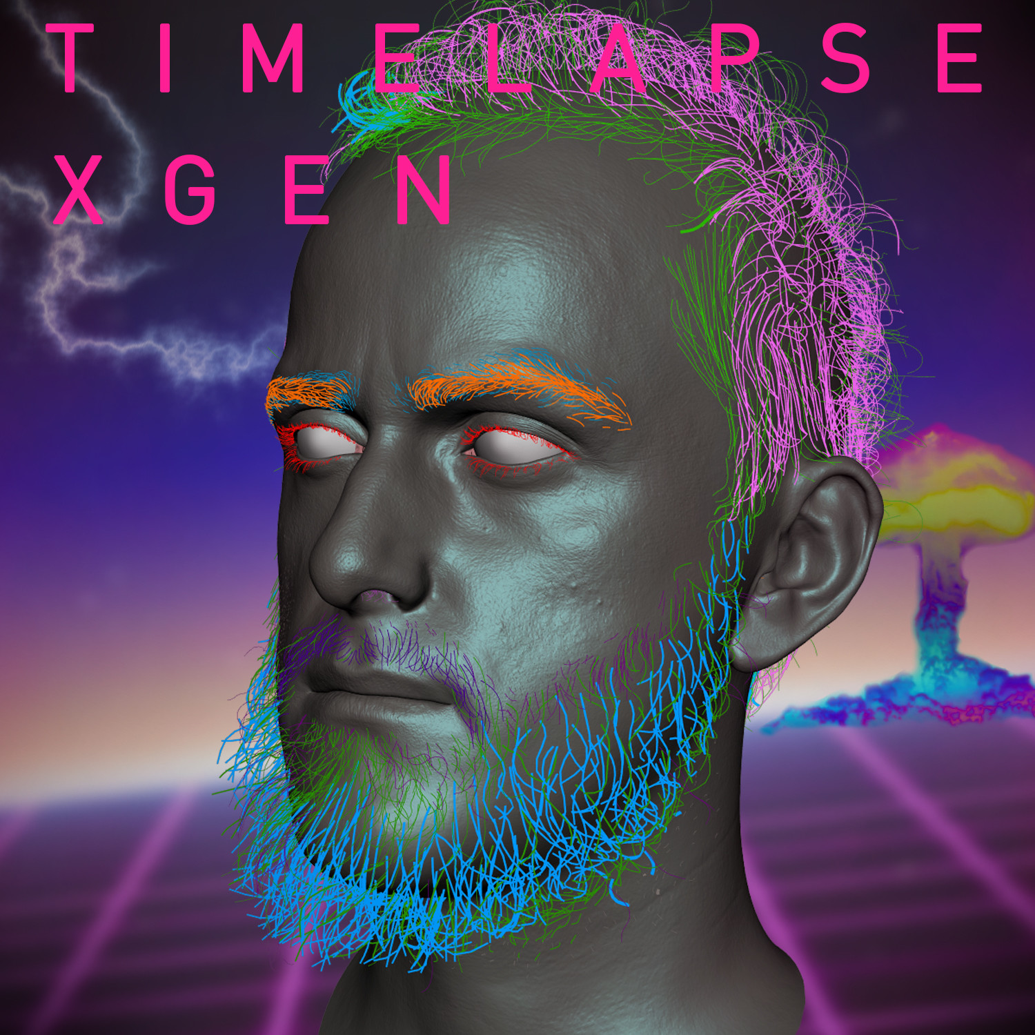 ArtStation - Hair Apocalypse: XGen timelapse VOL 2