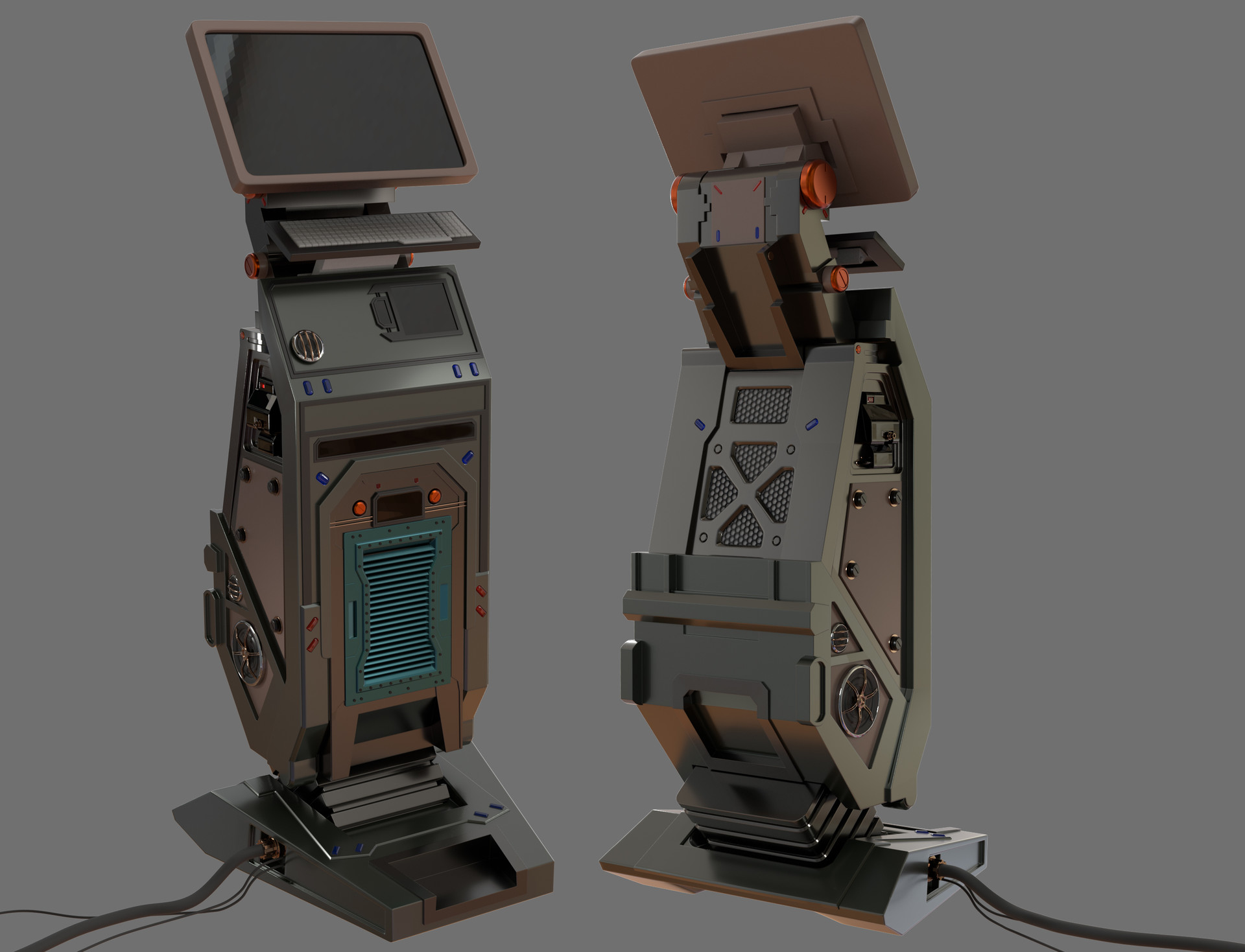 ArtStation - Sci-fi Computer