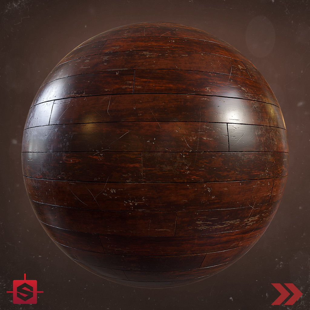 ArtStation - PBR Wood Floor Material Study