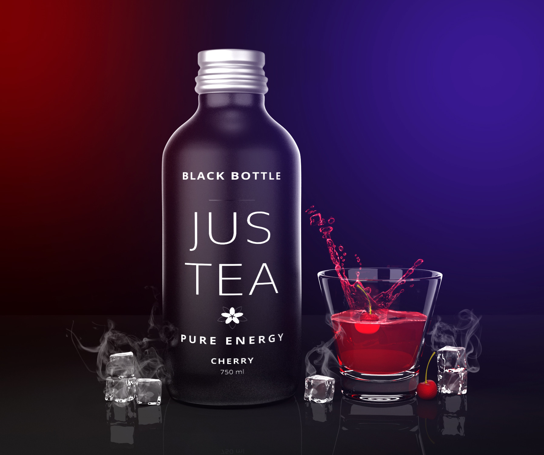 ArtStation - JUS TEA 3D MODEL FOR ADVERTISING