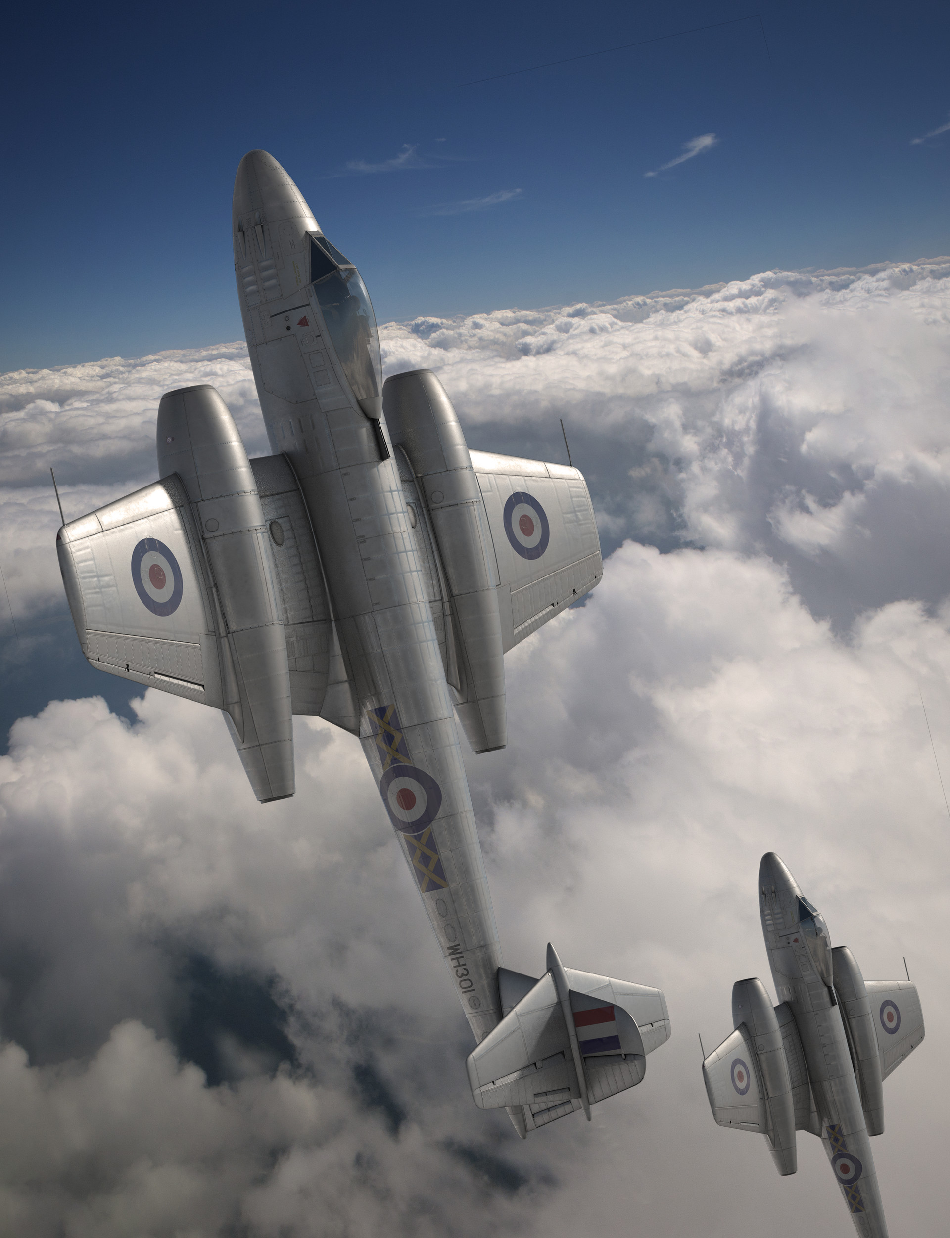 ArtStation - Gloster Meteor F8