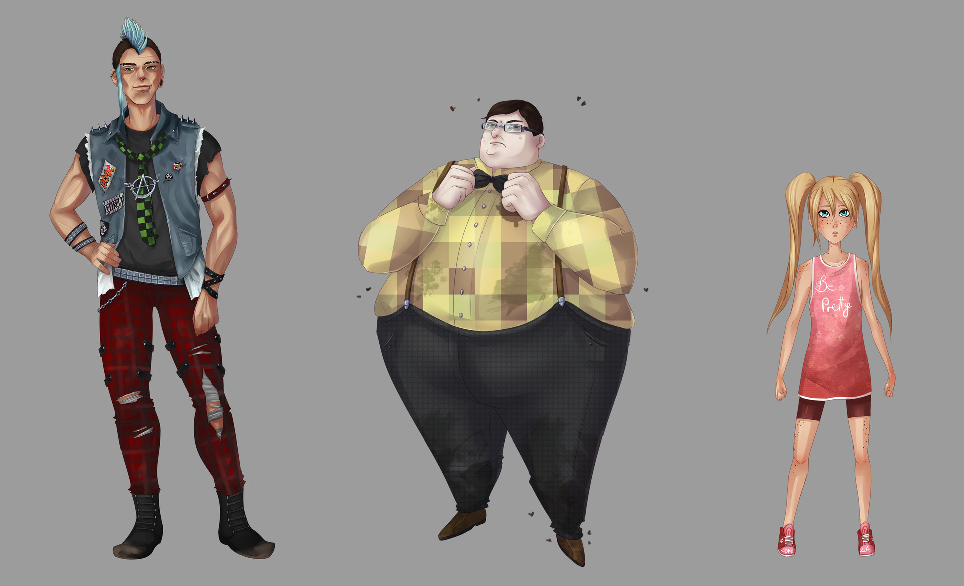 ArtStation - Four characters
