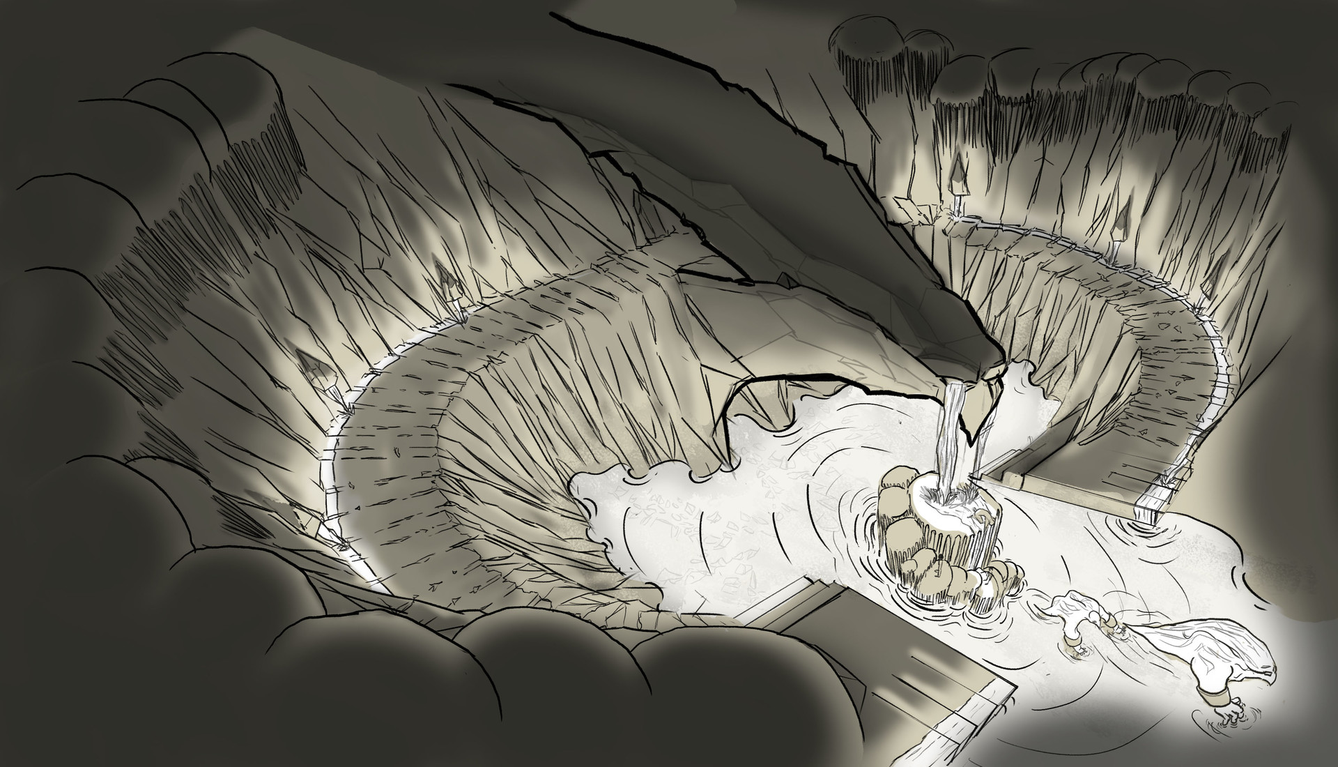 ArtStation - Magic Cave Grotto