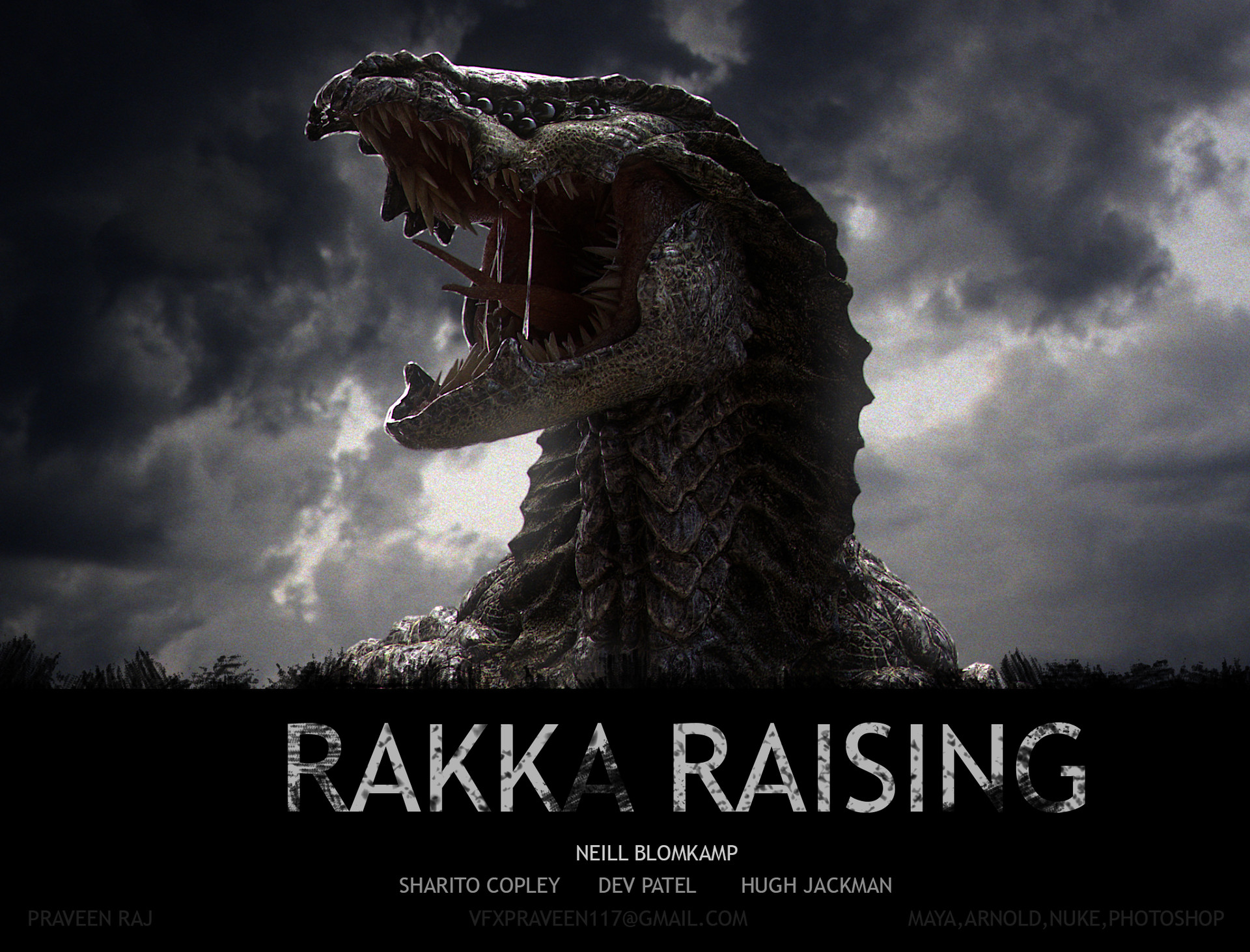 ArtStation - RAKKA RAISING. FAN ART MOVIE POSTER