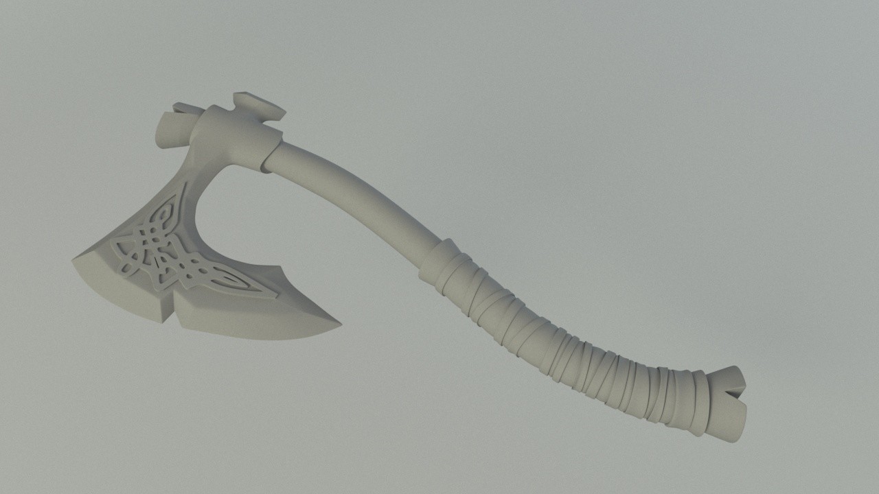 ArtStation - Celtic Axe