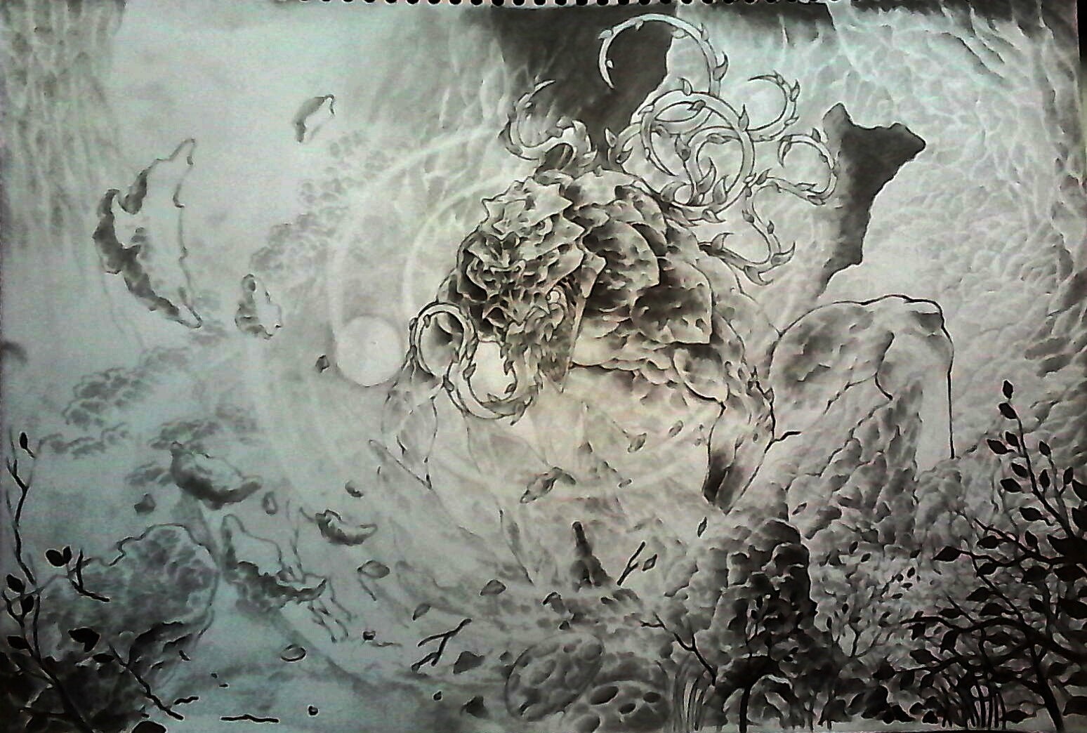 ArtStation - Monster - Drawing