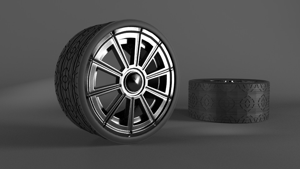 ArtStation - Wheel for car