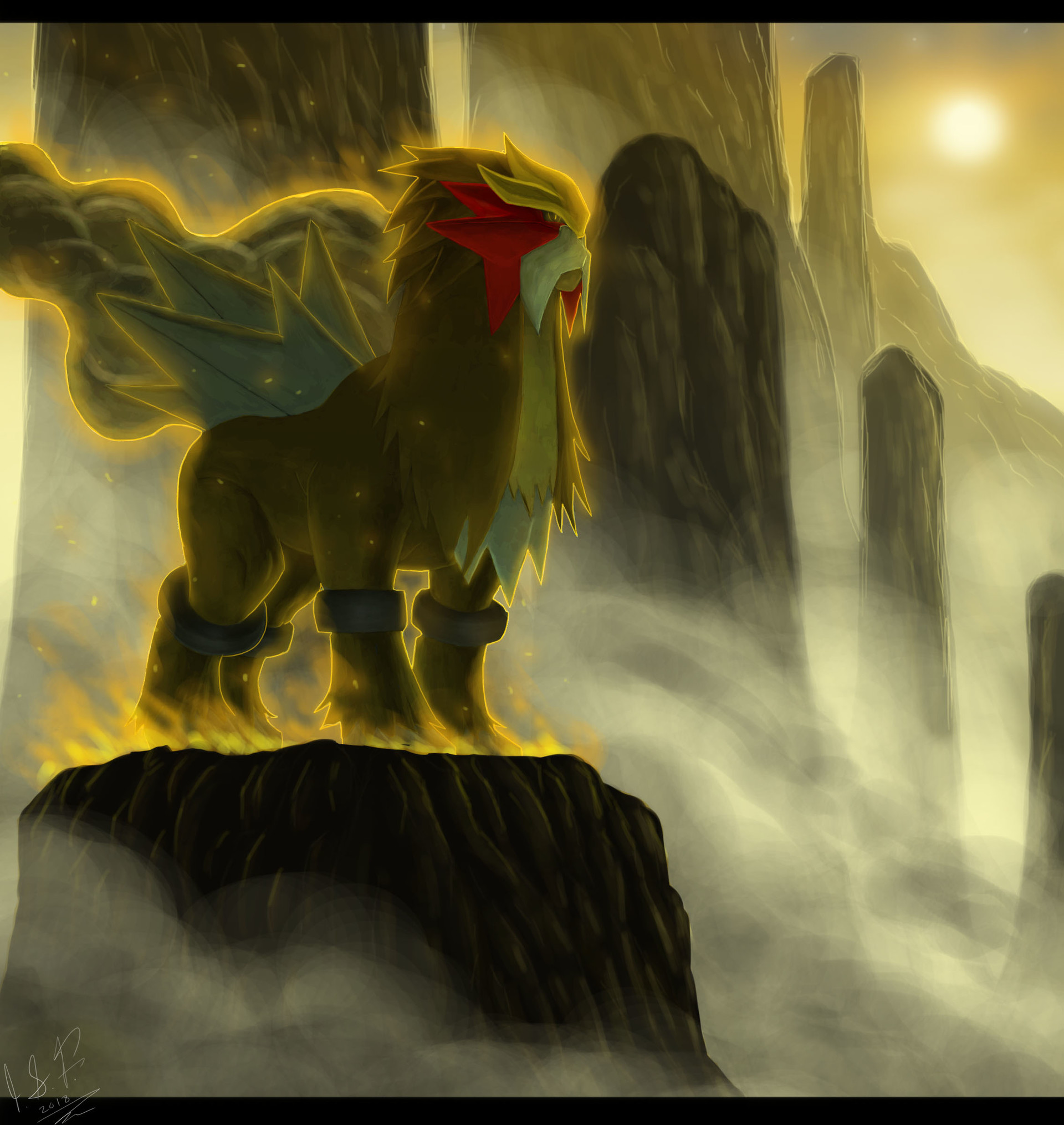 Entei Wallpaper