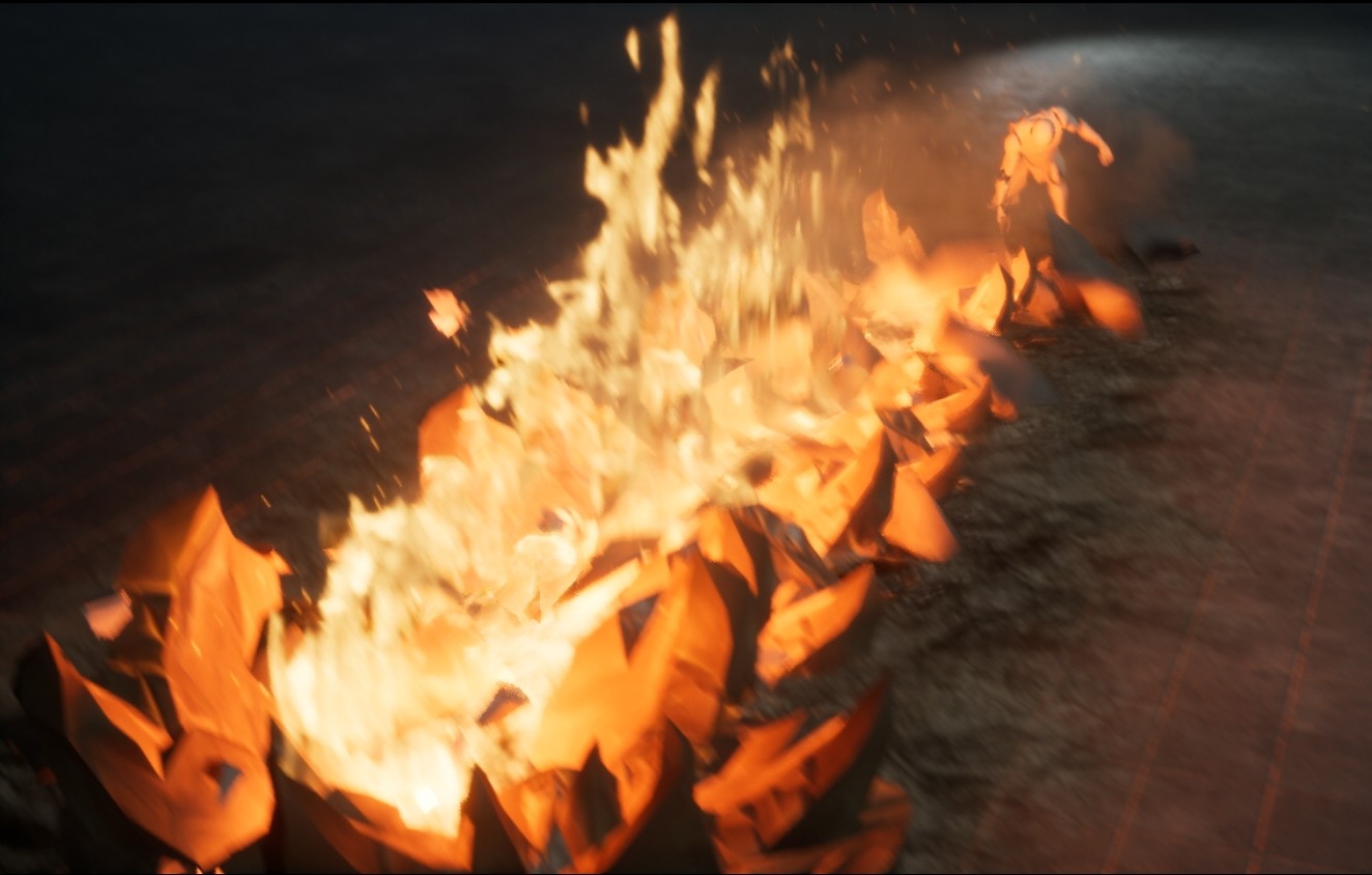 ArtStation - Flame Slash Unreal Engine 4 VFX