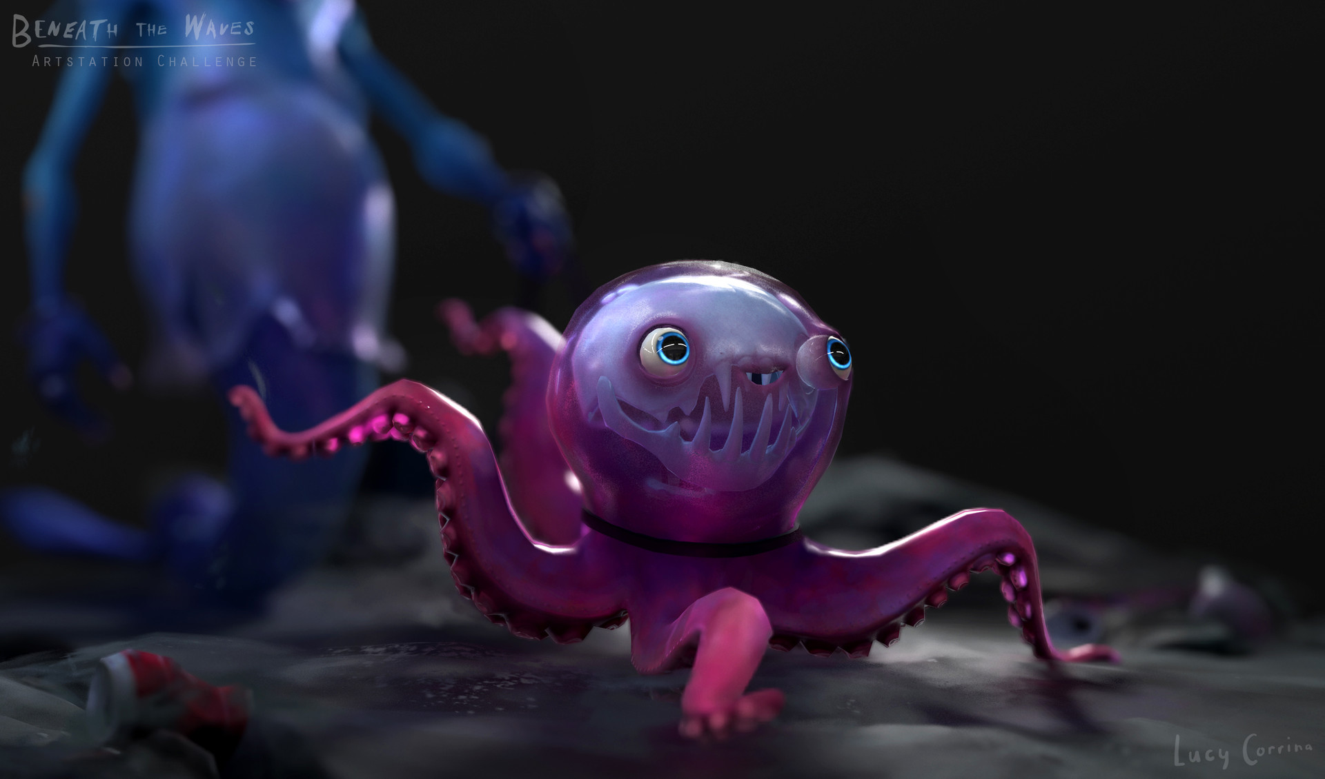 ArtStation - Fluffy - Game Art Character Challenge (real-time)