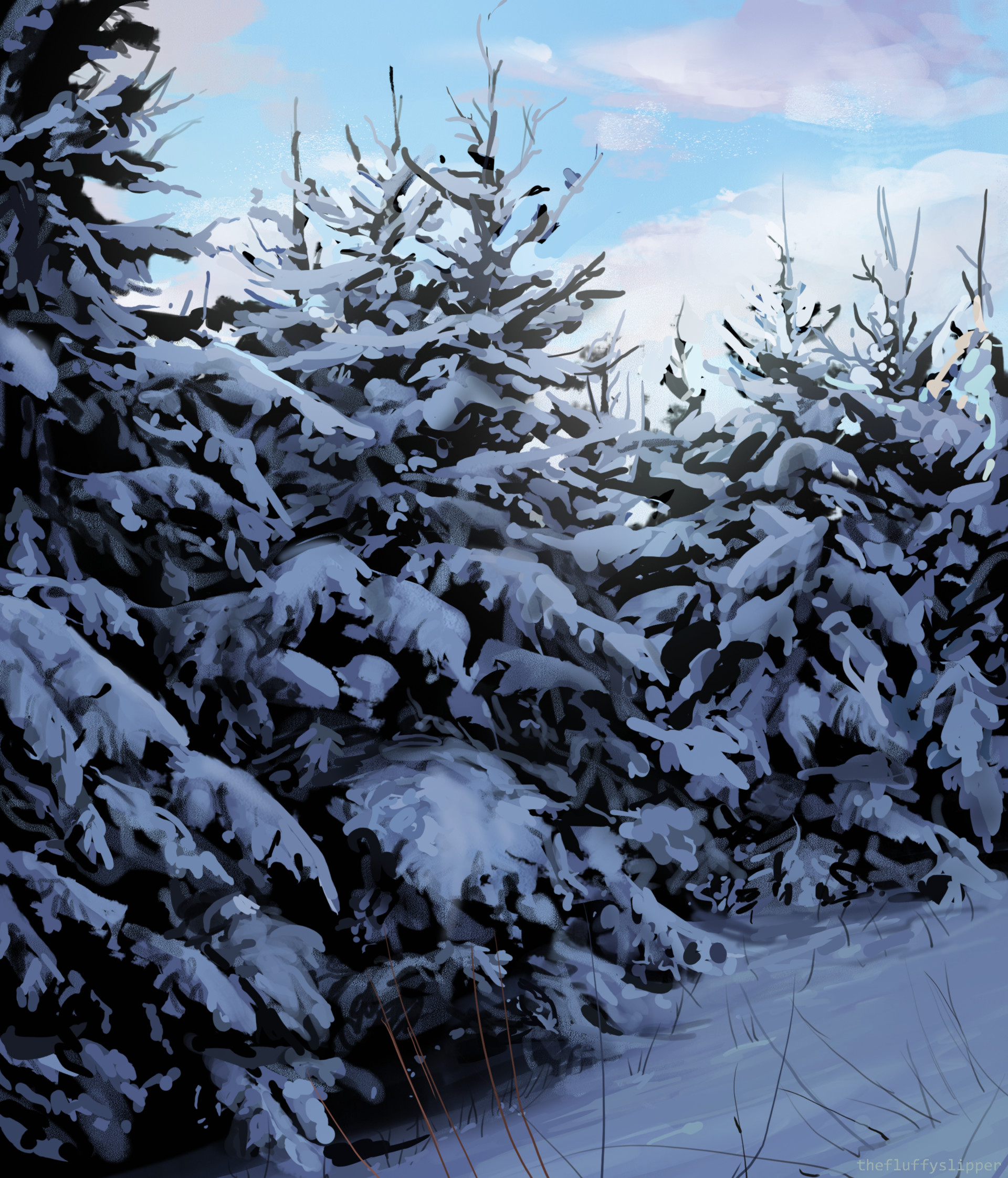 ArtStation - Winter studies