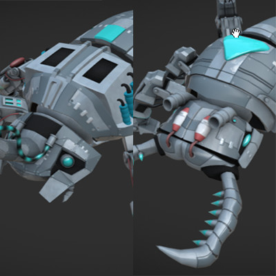 ArtStation - Mecha Beetles - Shell of the Cyber-Crawlers