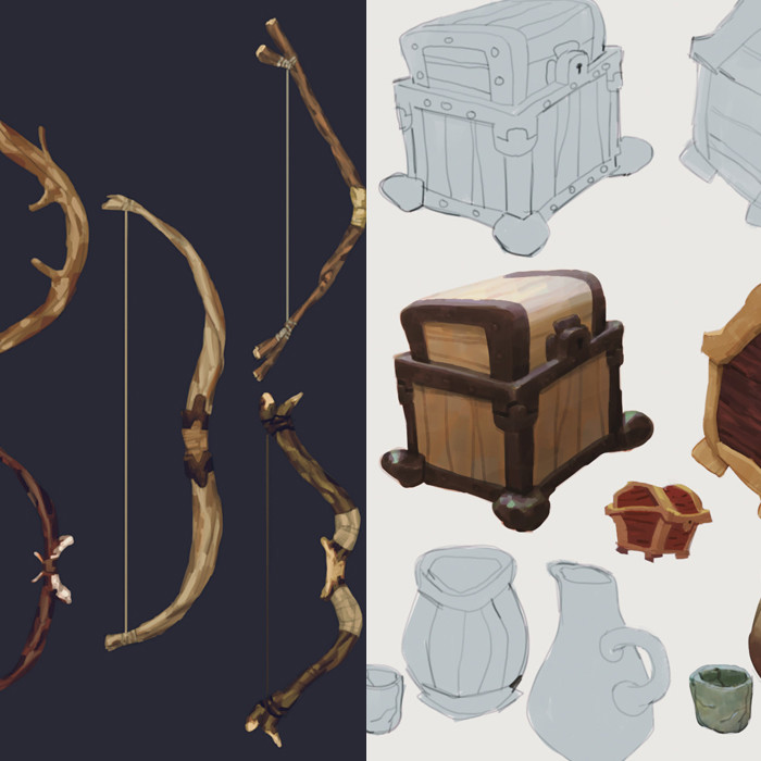 ArtStation - old prop artwork