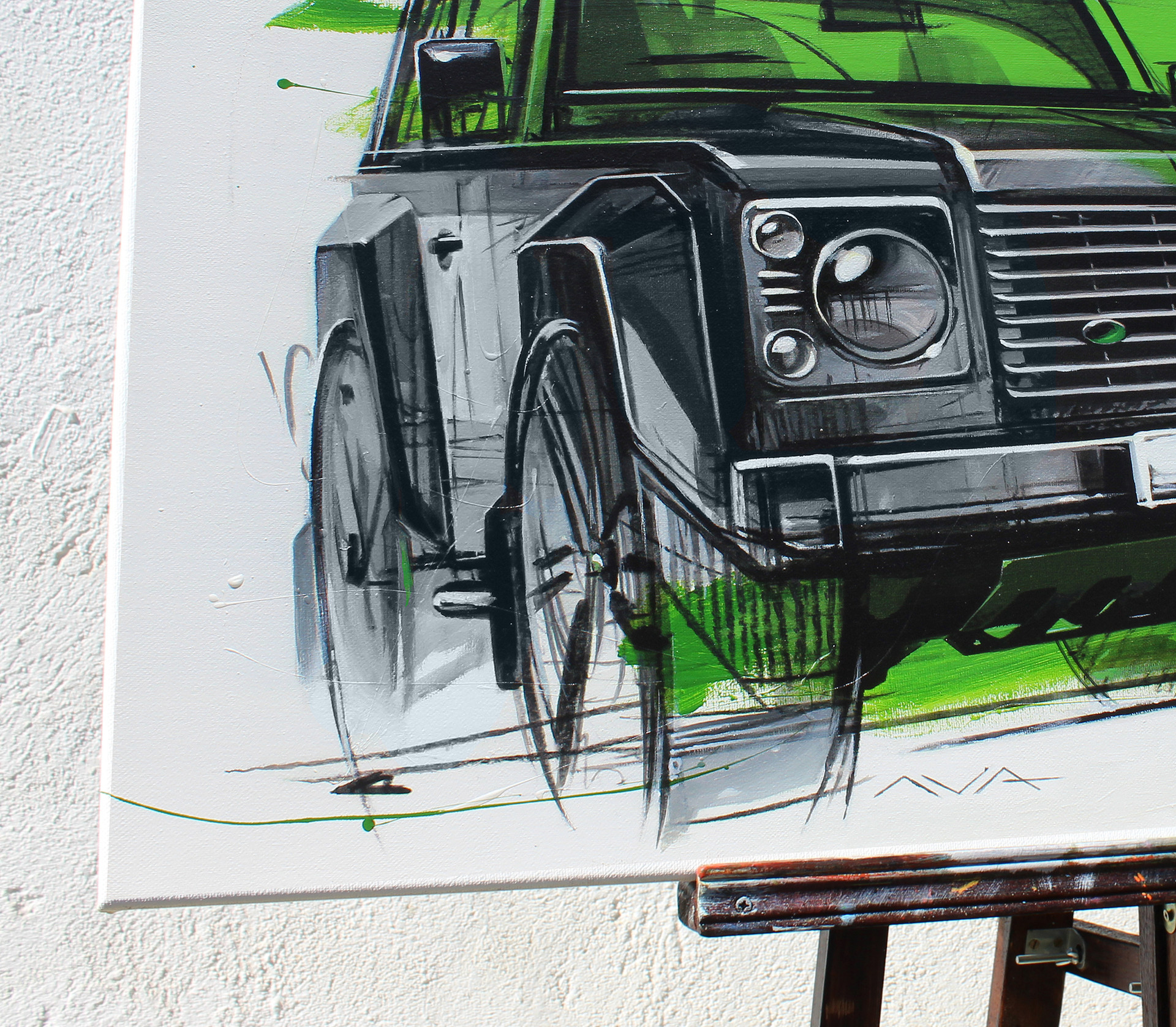 ArtStation - Land Rover Defender Artwork