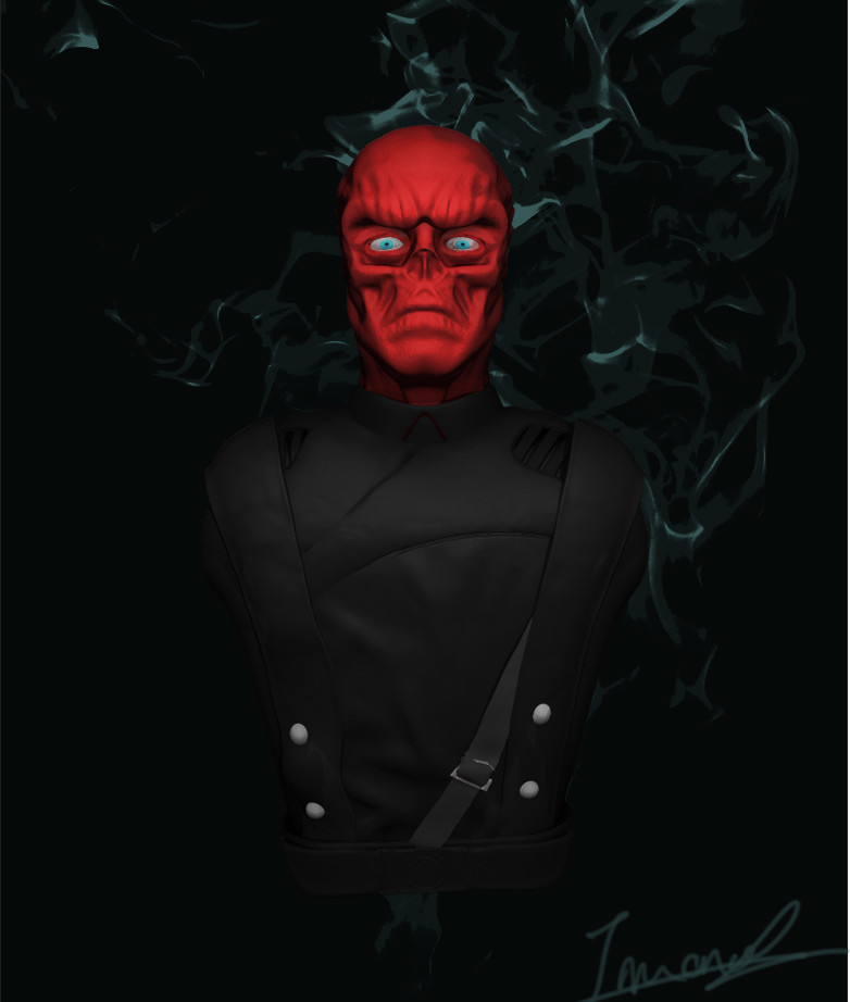 ArtStation - Red Skull