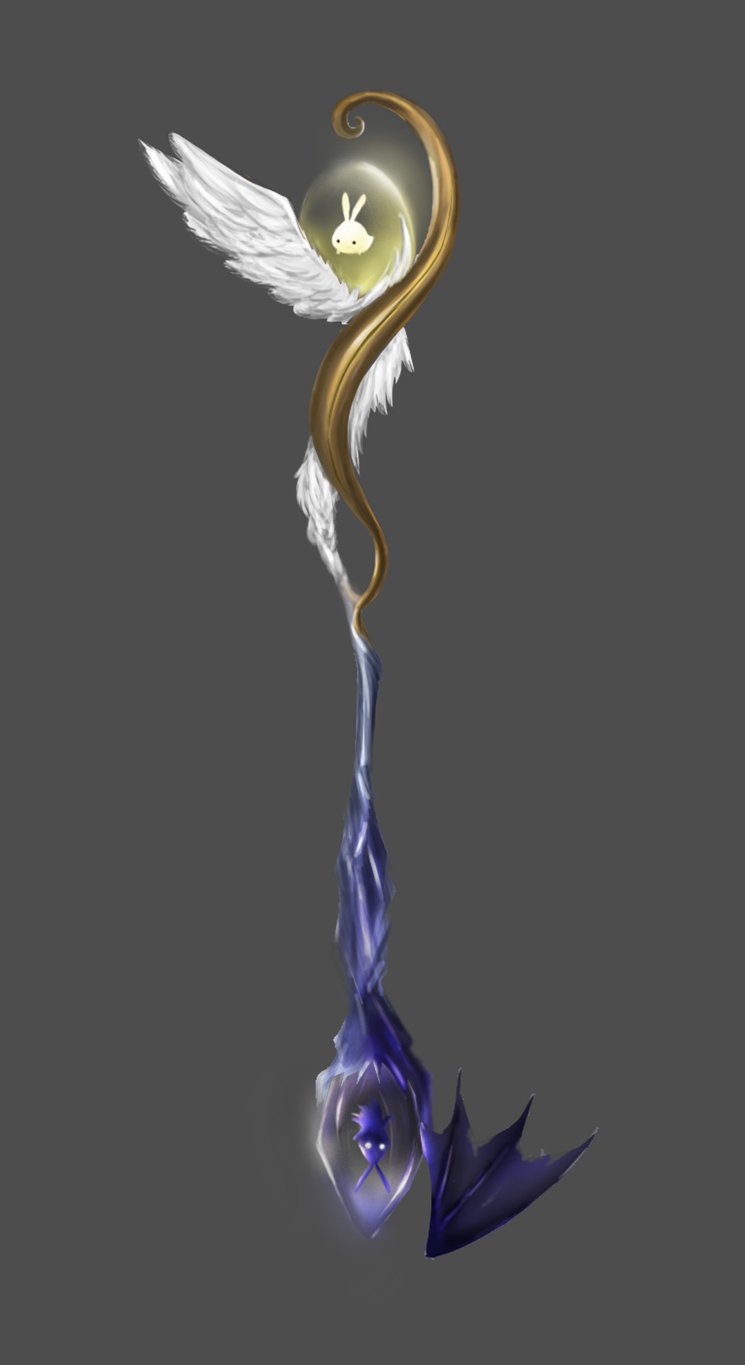 ArtStation - "Light in Darkness" -weapon concept