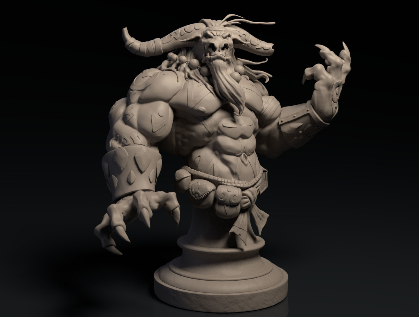 ArtStation - Tauren Rune Master