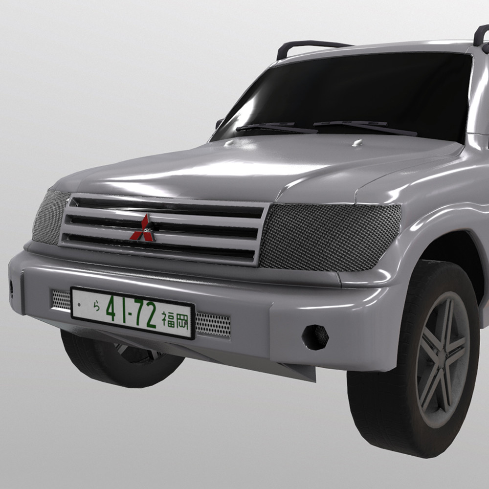 ArtStation - Mitsubishi Pajero Pinin