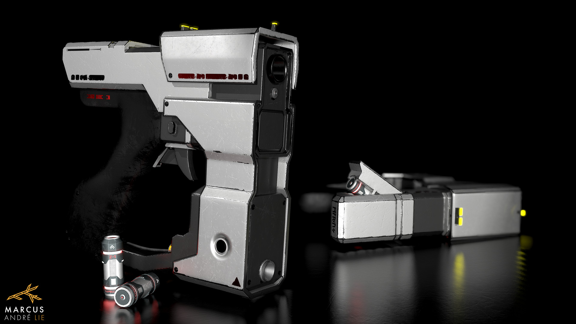 ArtStation - Z-1 Capsule Pistol