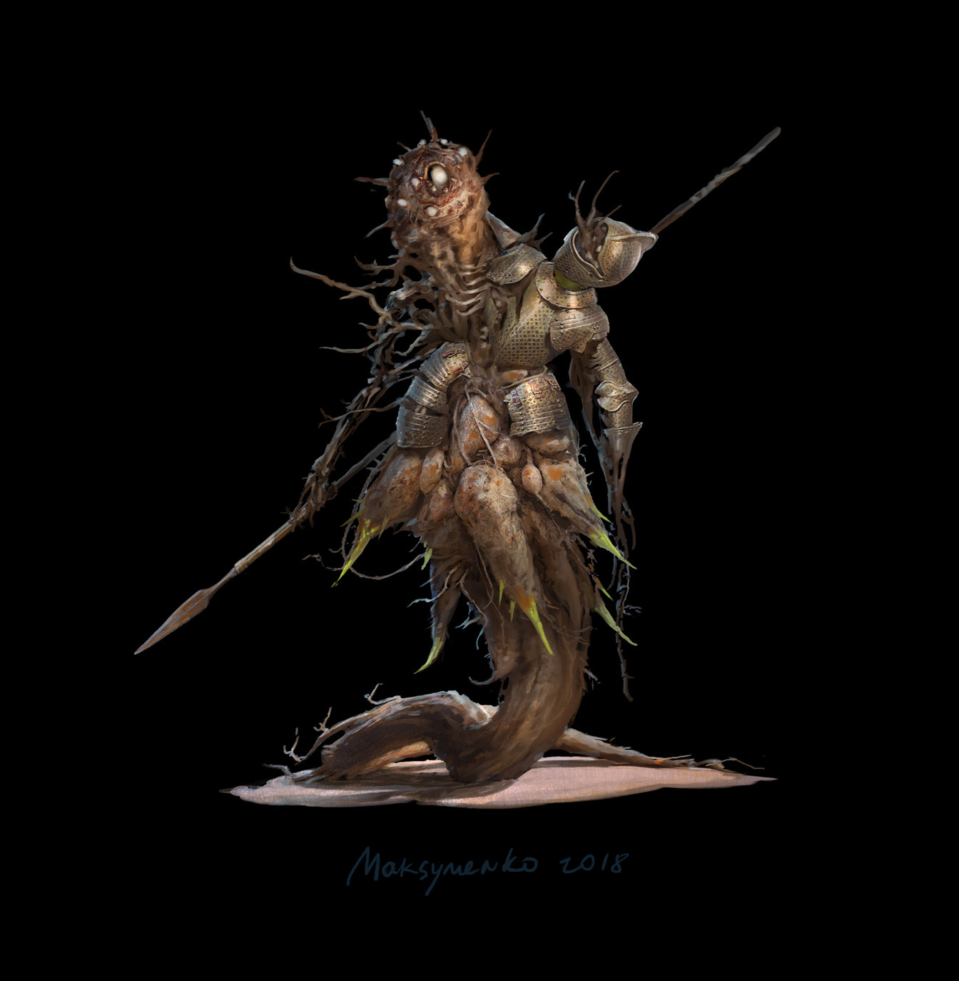 ArtStation - Knights infested by alien spores