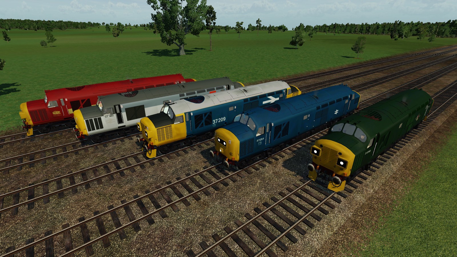 ArtStation - Class 37 Locomotive