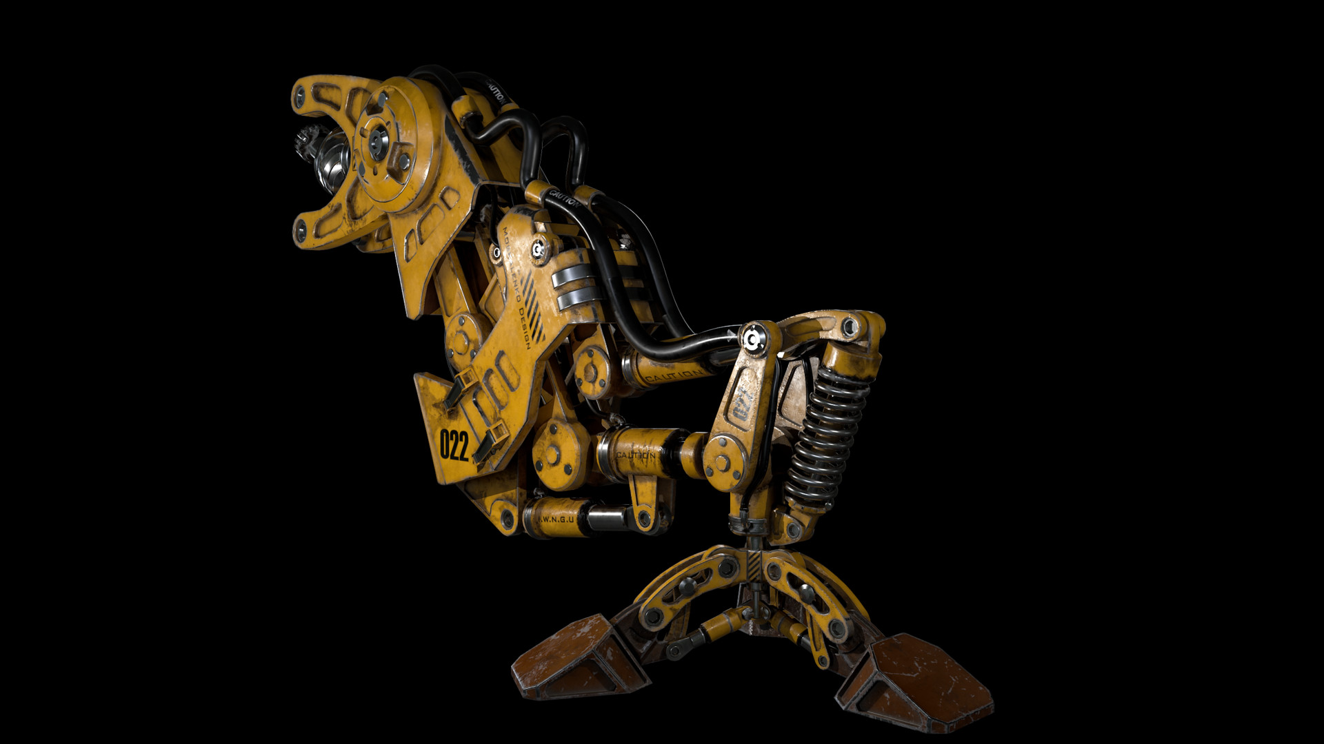 ArtStation - Mecha's Leg