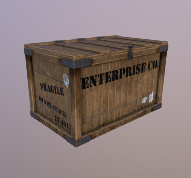ArtStation - Enterprise Shipping Crate