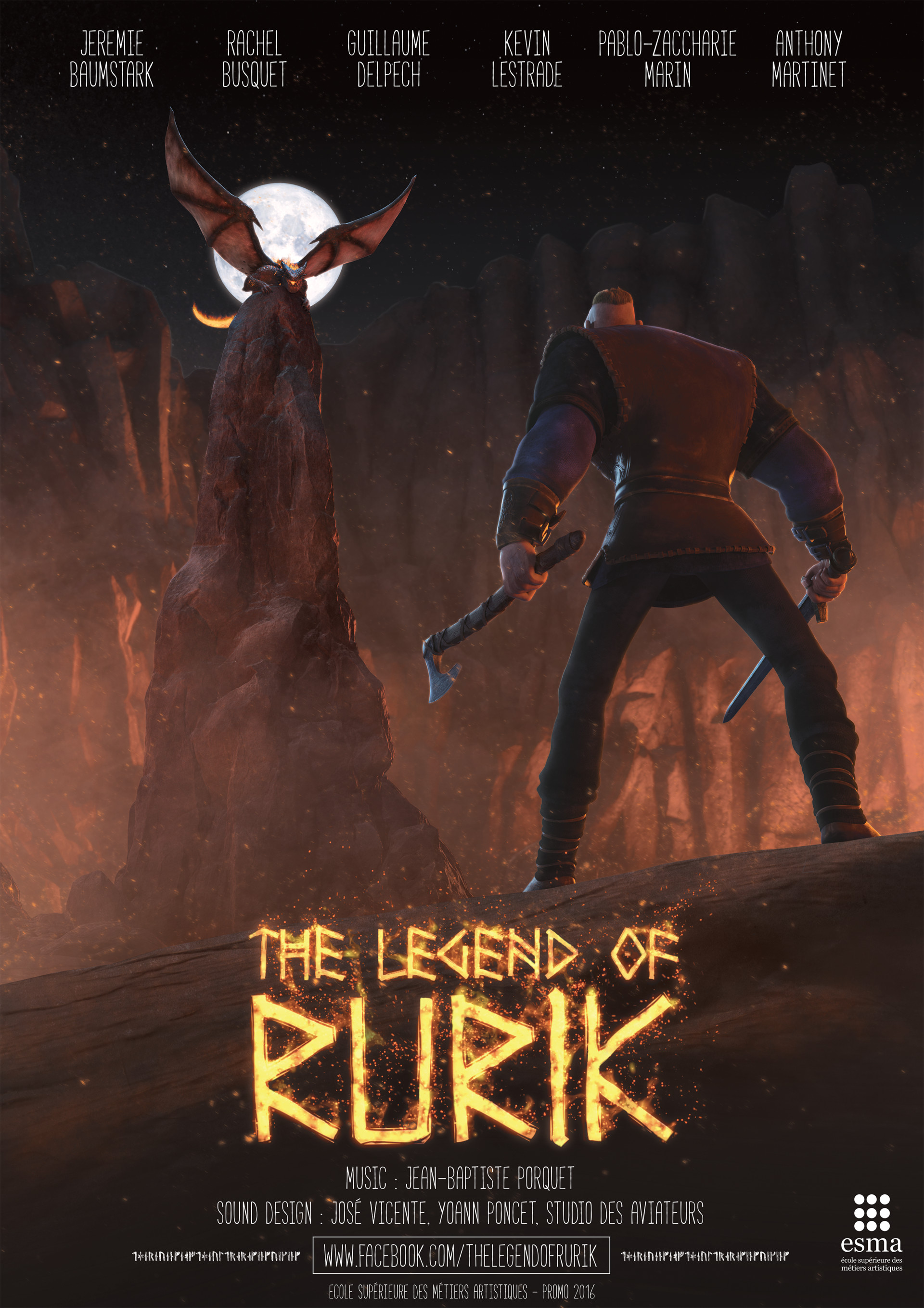 ArtStation - The Legend of Rurik (short film, 2016, ESMA)