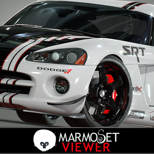 ArtStation - Dodge Viper SRT10 ACR edition 3