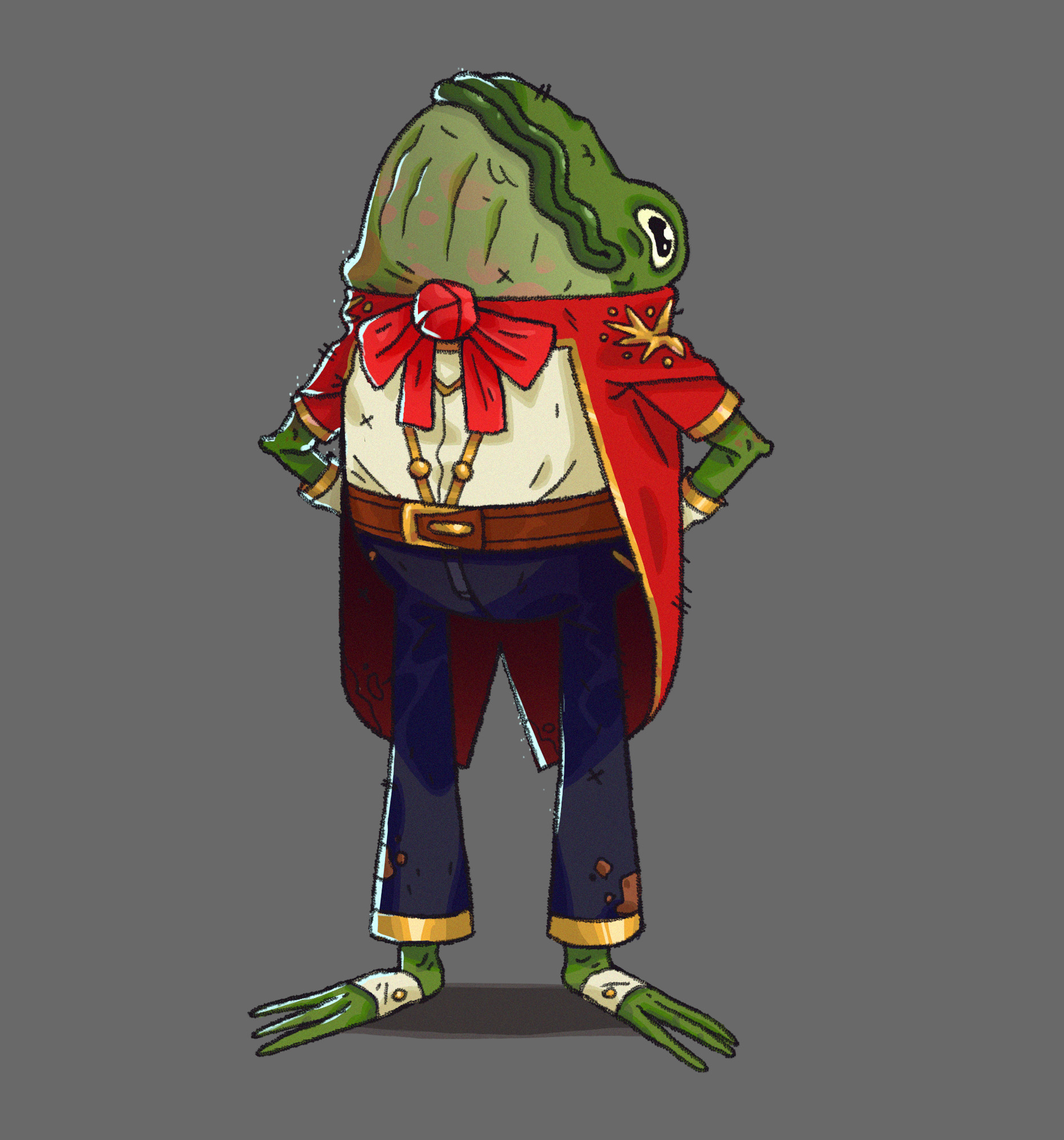 ArtStation - Henry the Frog-Footman