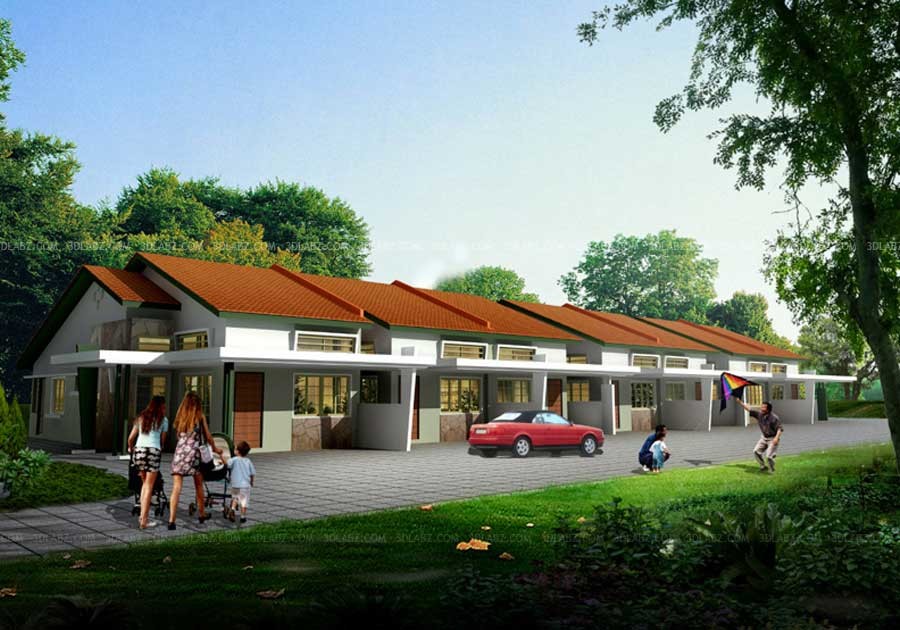 ArtStation - Exterior 3D Views - Architectural still 3d rendering works