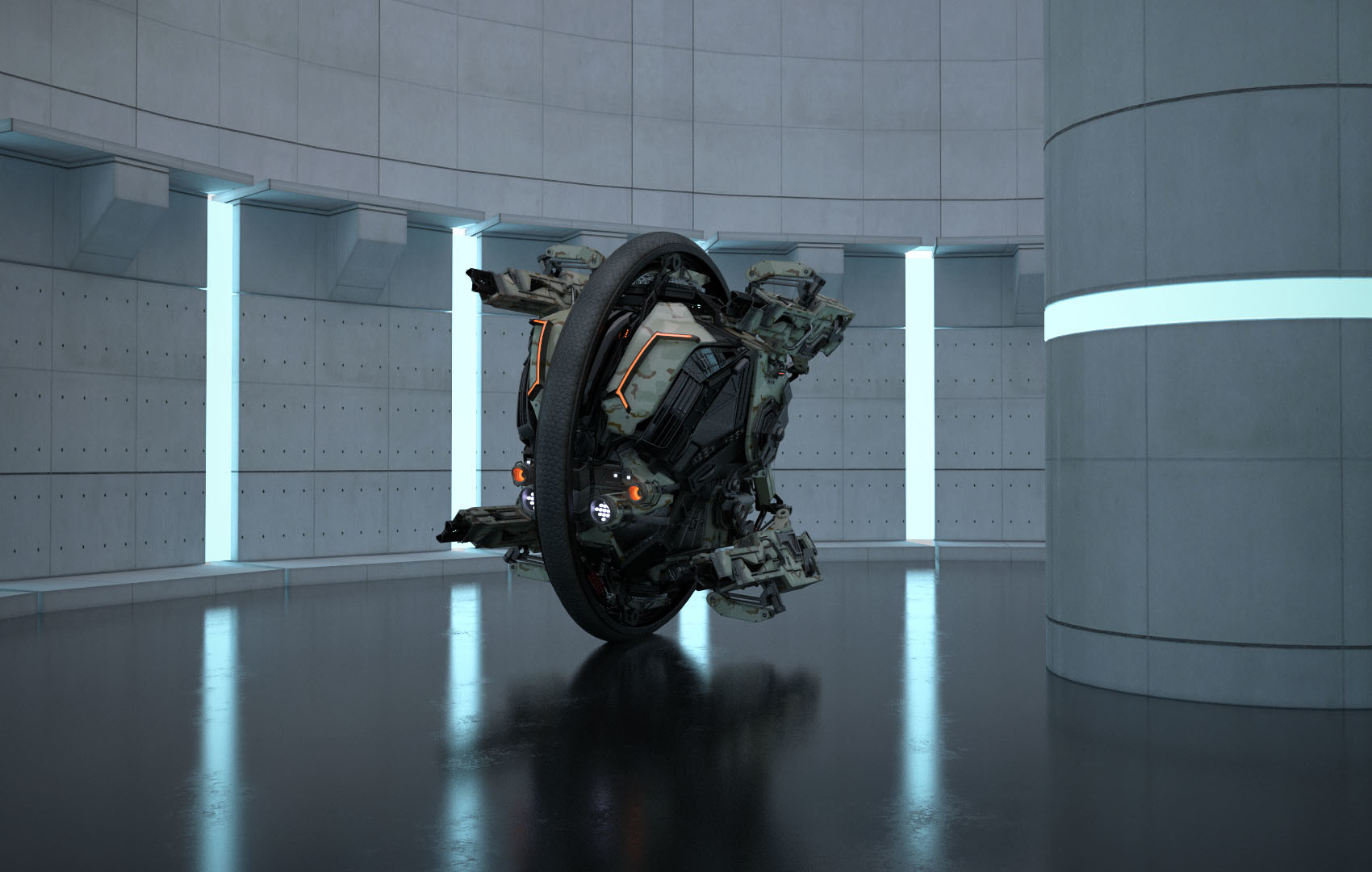 ArtStation - Mech Wheel