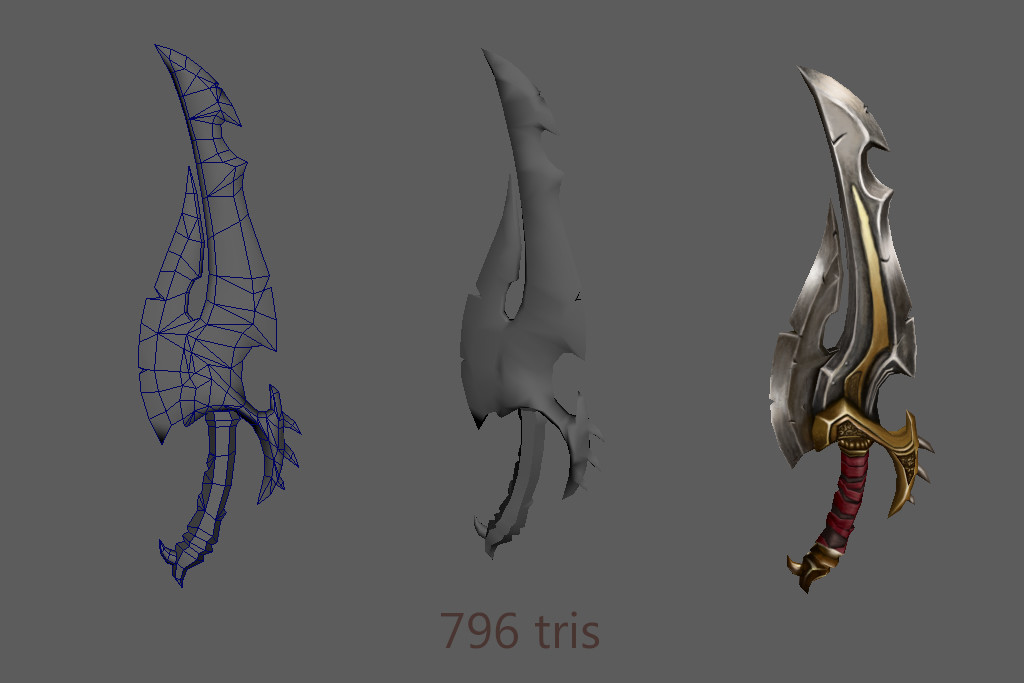 ArtStation - Sword hand painting