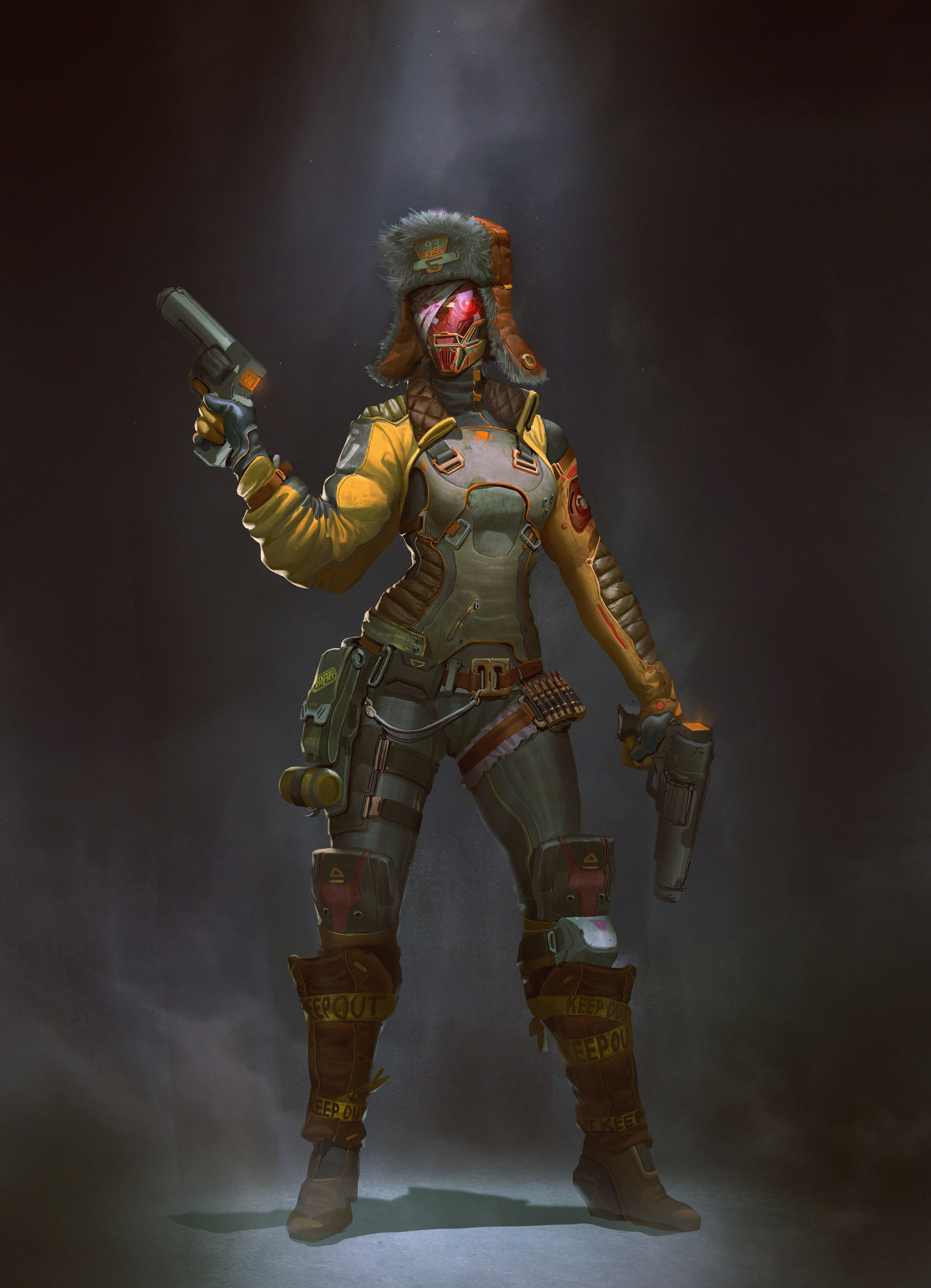 ArtStation - MCVS- agent CHapka ( production work)