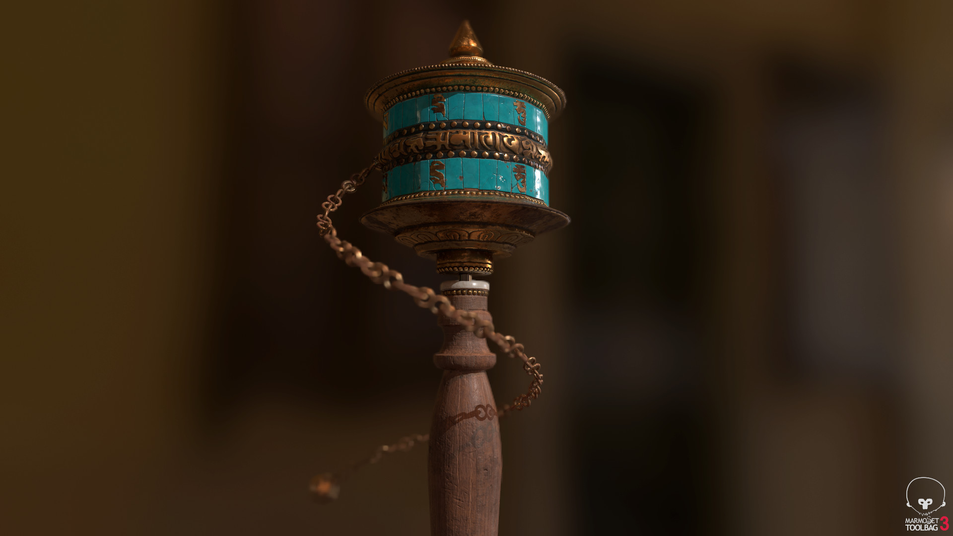 ArtStation - Mani Prayer Wheel