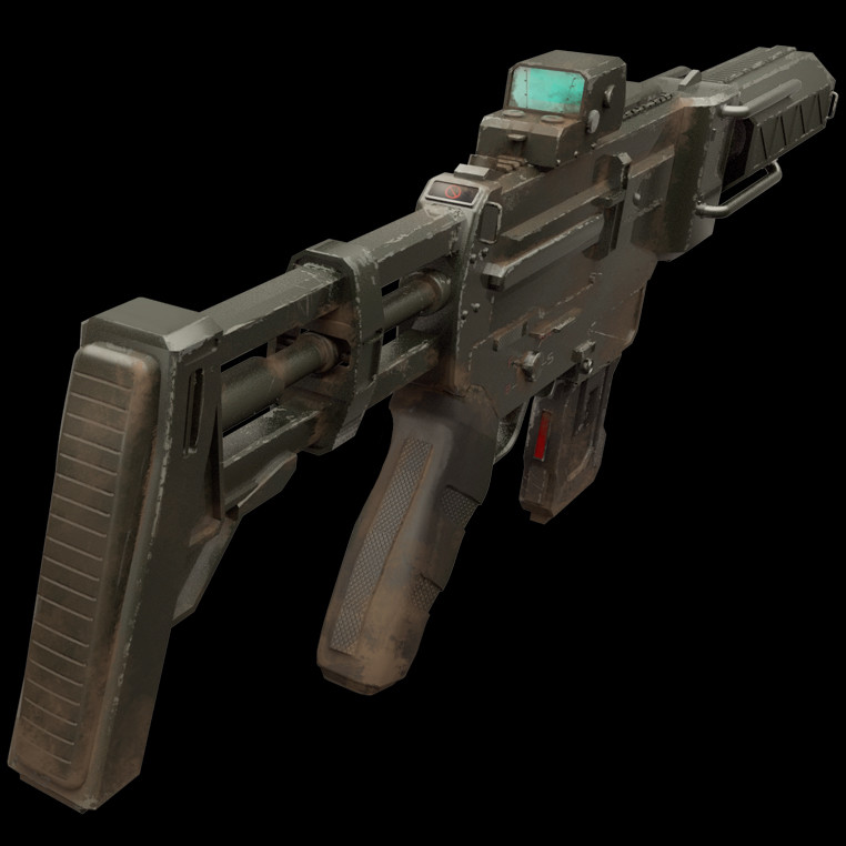 ArtStation - Plasma pulse rifle