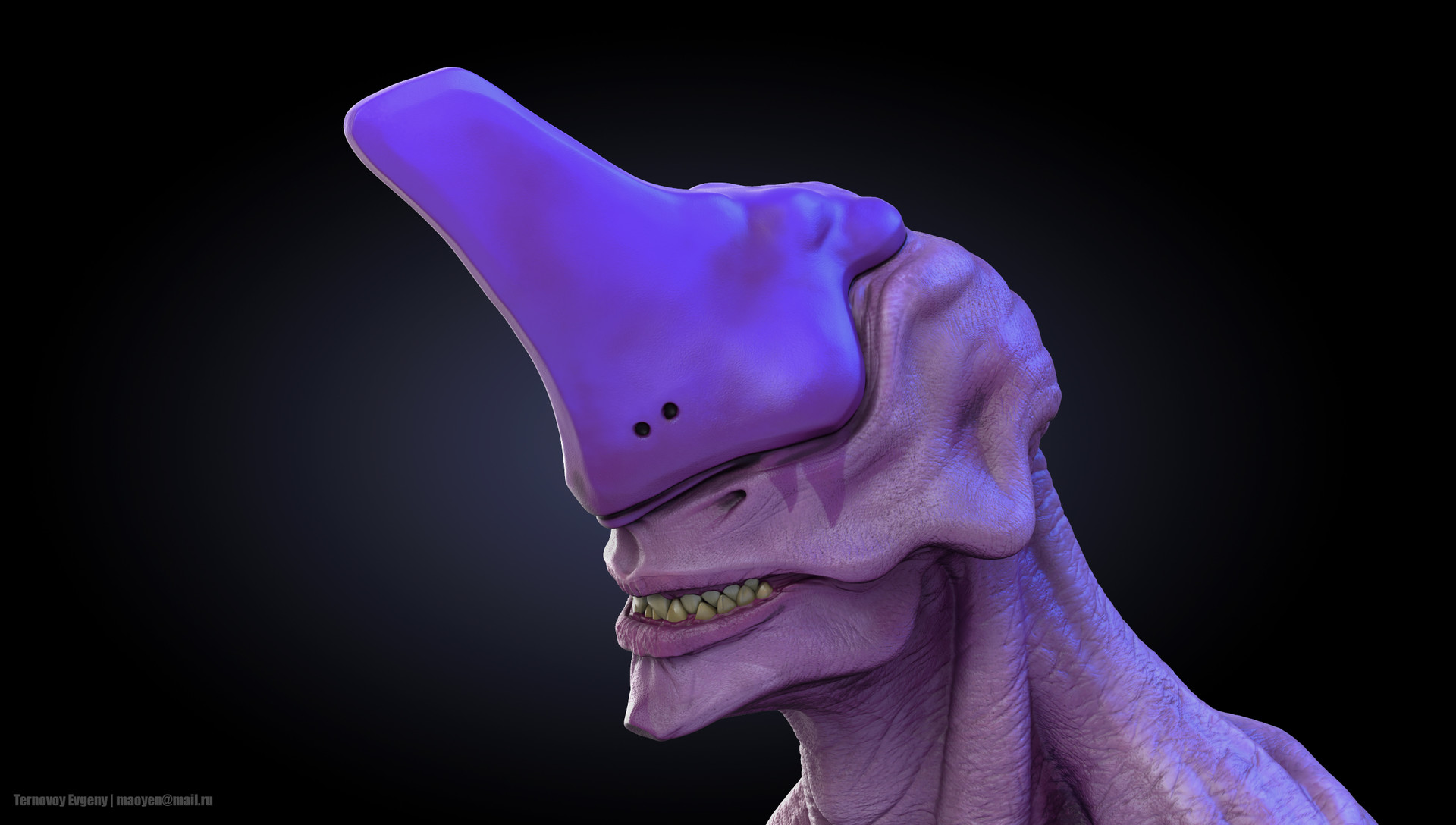 ArtStation - Blind creature - WIP2