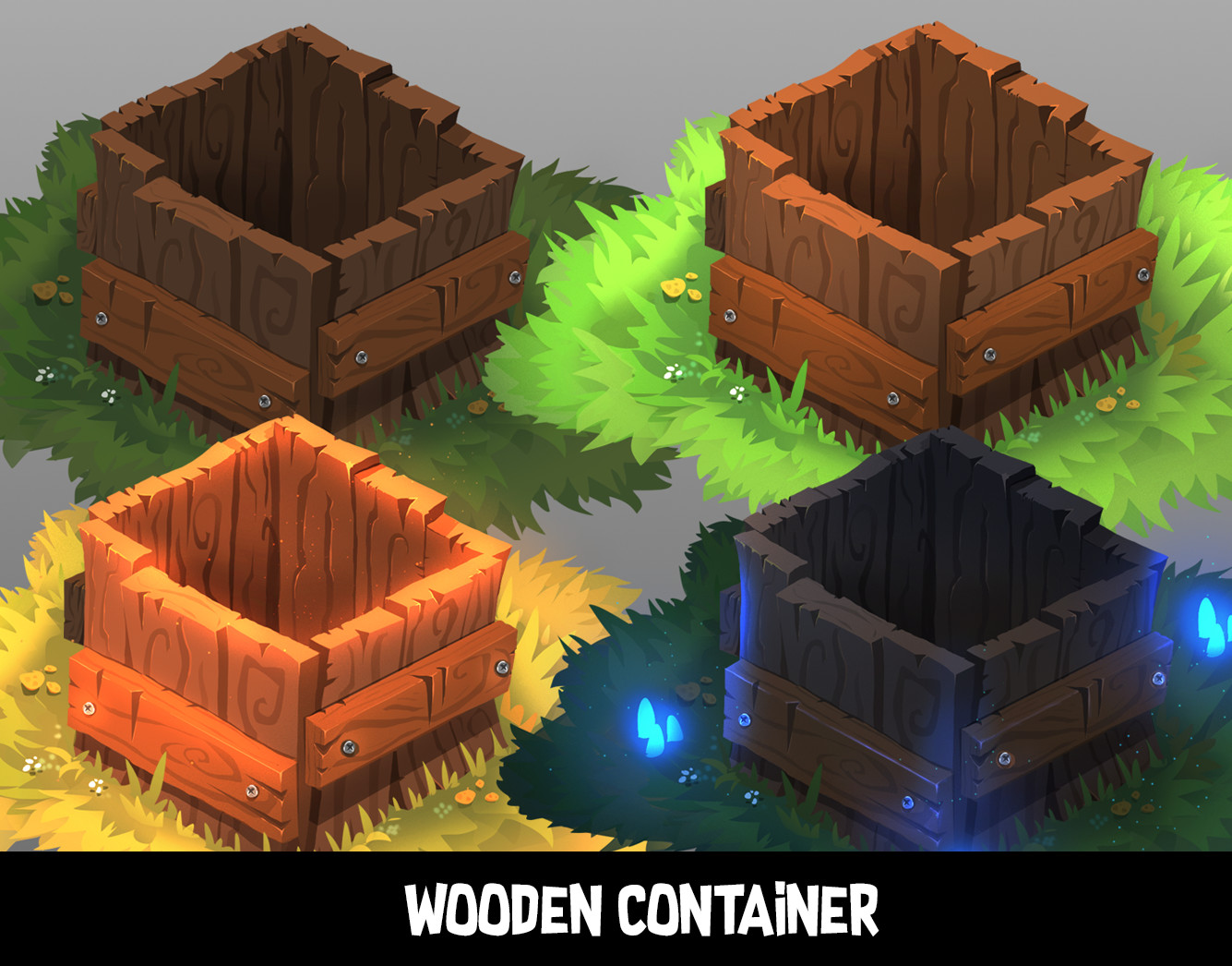 ArtStation - Wooden Container