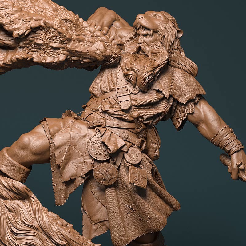 ArtStation - Rostam And Dragon