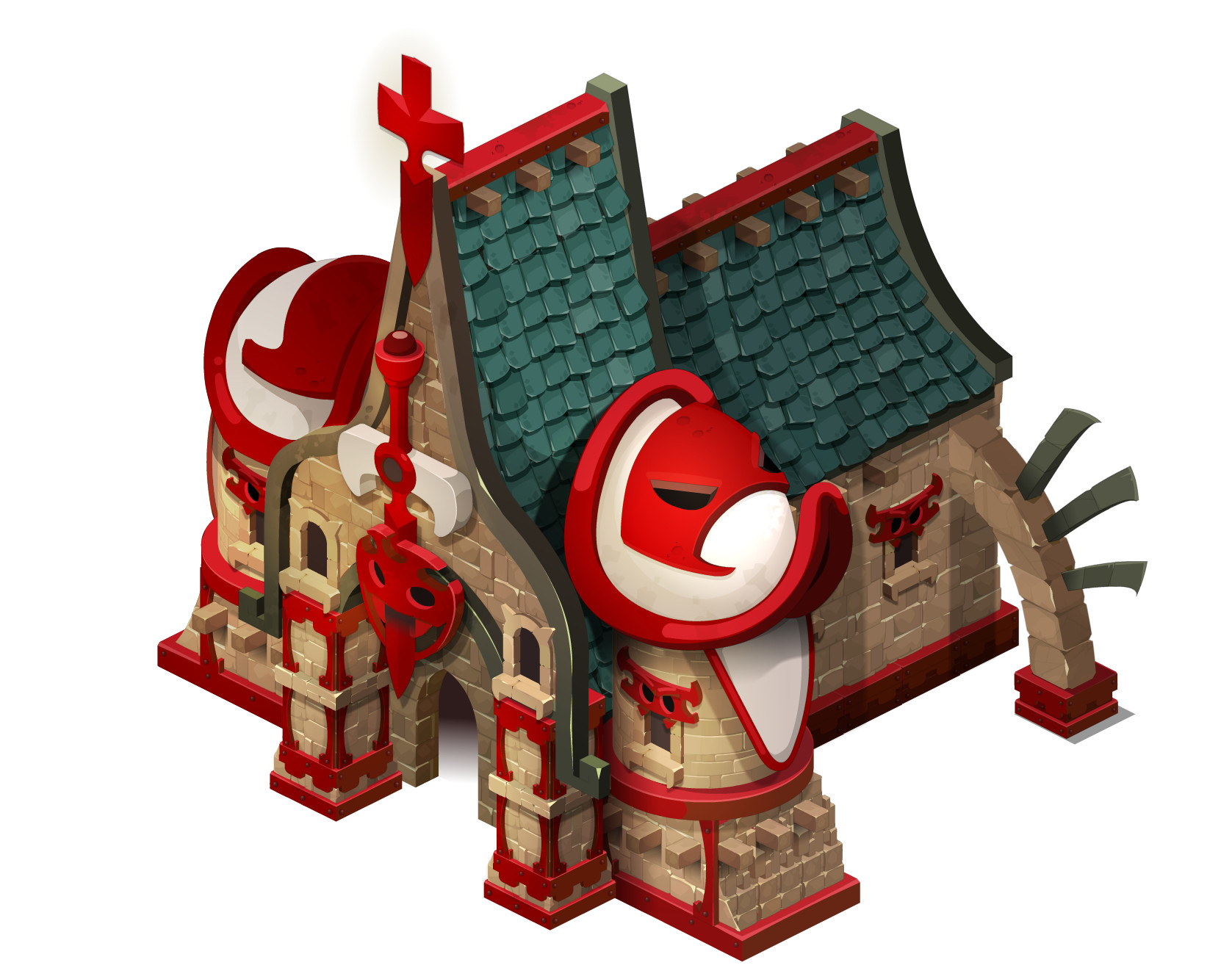 ArtStation - DOFUS MMO - Iop class temple