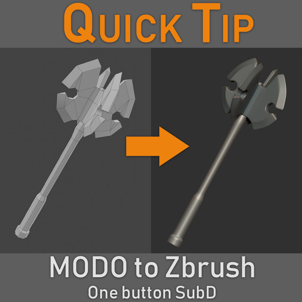 ArtStation - MODO SubD Quick Tip
