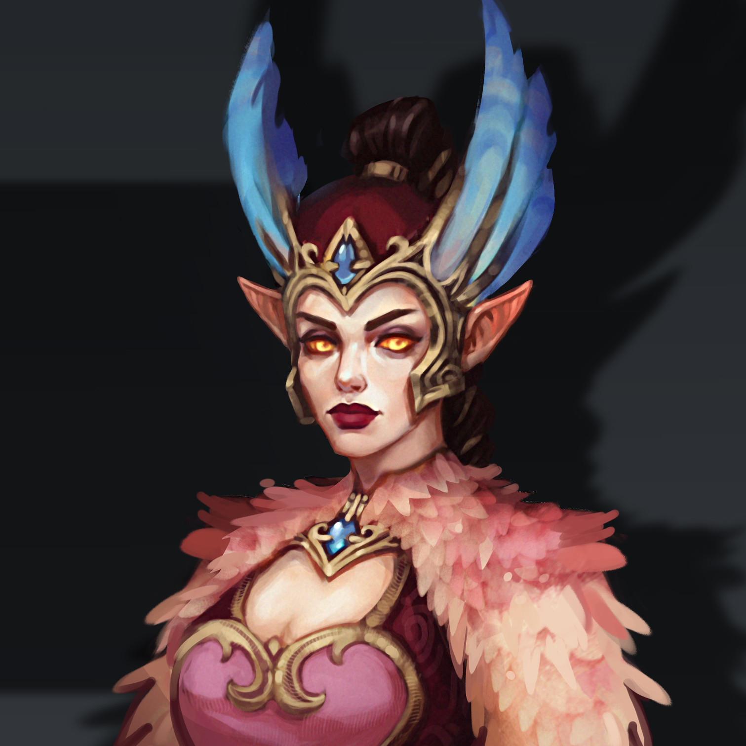 ArtStation - Celestial Elf-archer