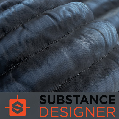 ArtStation - Waterproof Puffy Jacket Substance