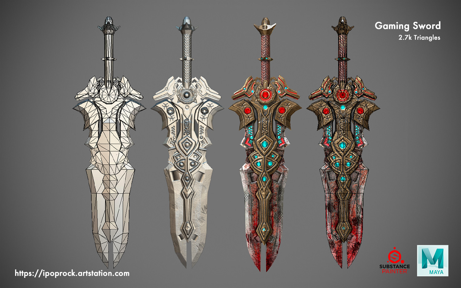 ArtStation - Gaming Sword